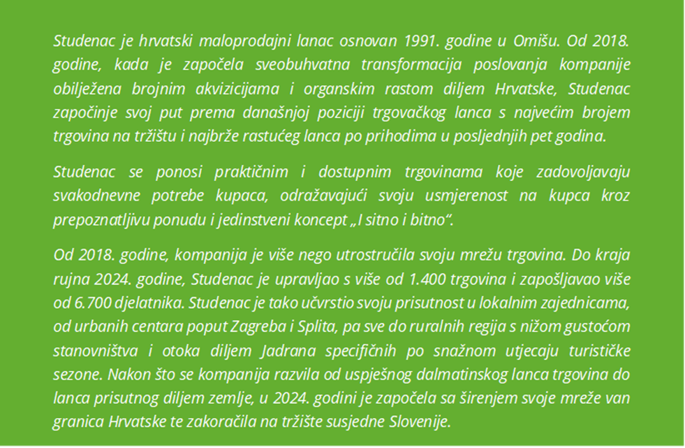 Prodavač - Primorsko-goranska županija - Studenac