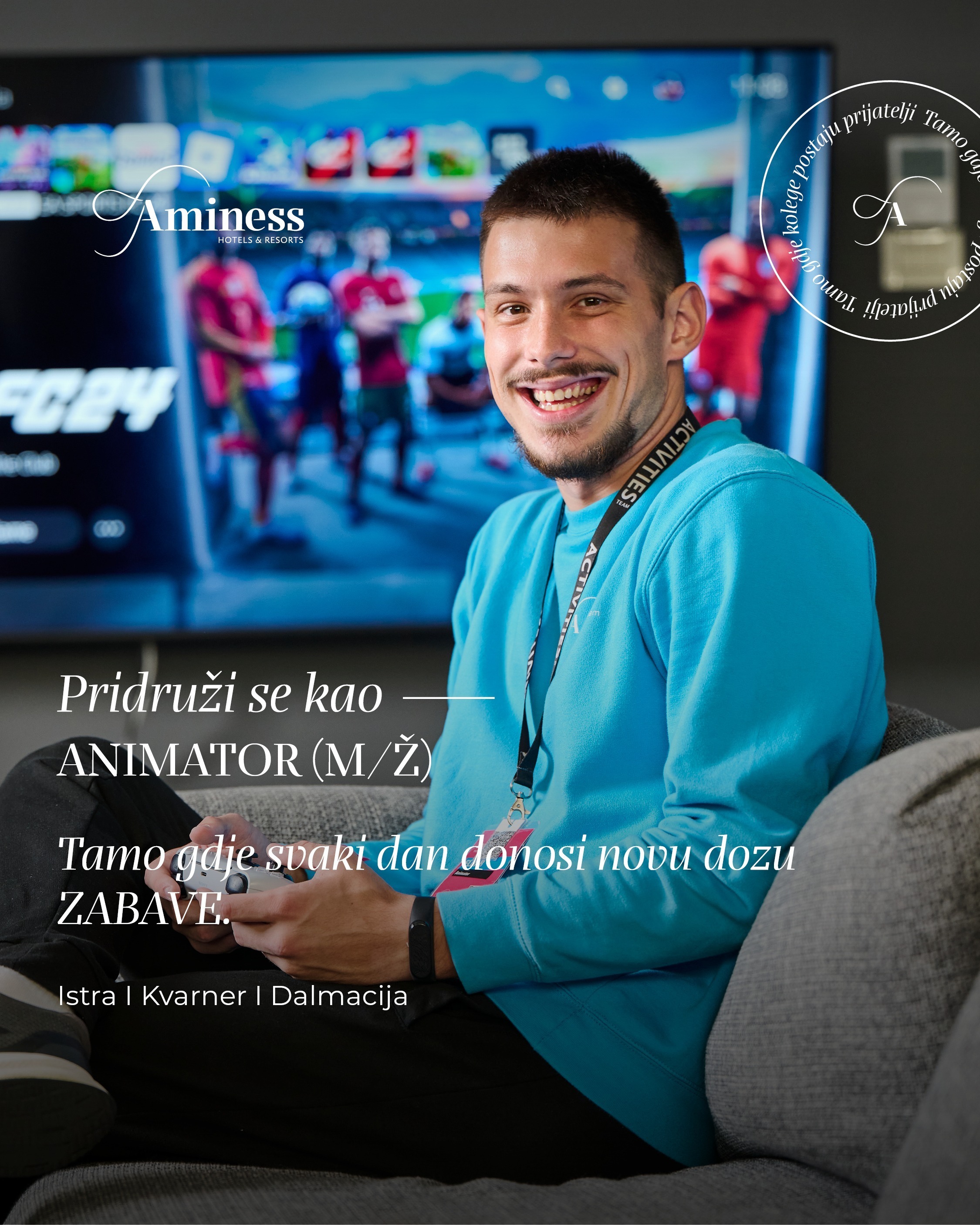 ANIMATOR (M/Ž) | Aminess Hotels & Resorts