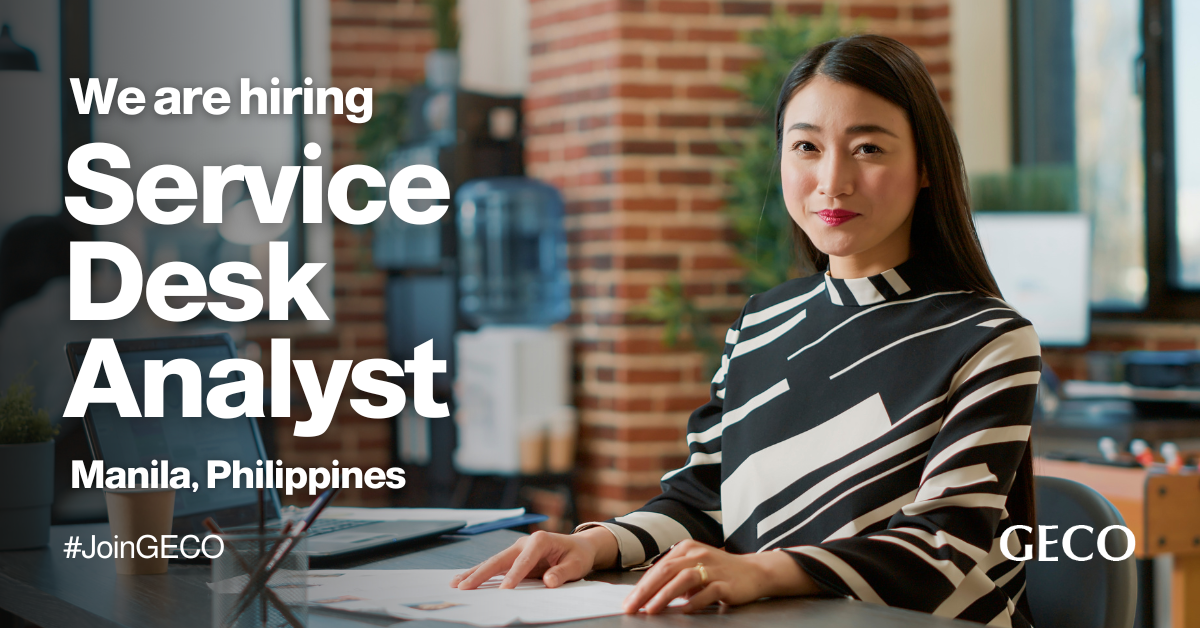 Service Desk Analyst GECO Asia service-desk-analyst-geco-asia