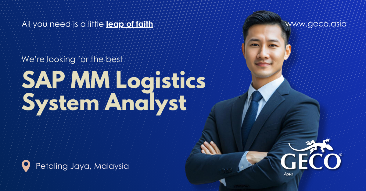 SAP MM Logistics System Analyst - GECO Asia